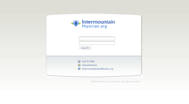 physician.intermountain.net - Sign On - Physician Intermountain