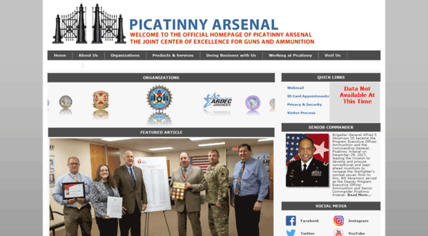 pica.army.mil - Picatinny Arsenal - The Joint ... - Pica