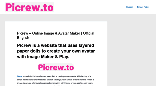 picrew.to - Picrew – Online Image & Avatar... - Picrew