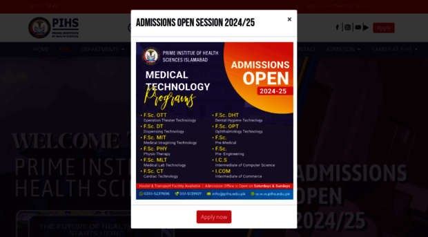 pihs.edu.pk - PIHS - PIHS