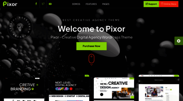pixor-preview.wpocean.com - Pixor - Creative Digital Agenc... - Pixor ...