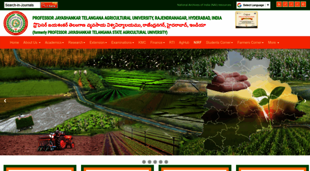 pjtau.edu.in - PROFESSOR JAYASHANKAR TELANGAN... - Pjtau Edu