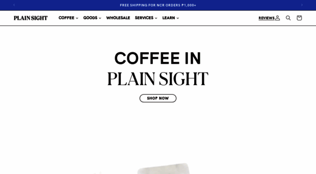 plainsight.coffee - Coffee Beans Philippines | Pla... - Plain Sight