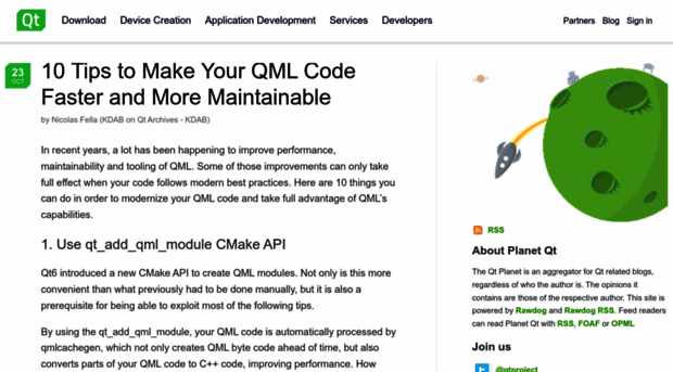 planet.qt.io - Planet Qt - Planet Qt