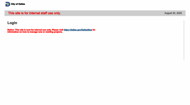 plansubmittal.dallascityhall.com - ProjectDox Login - Plansubmittal ...
