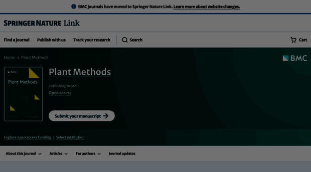 plantmethods.biomedcentral.com - Home | Plant Methods | Springe ...