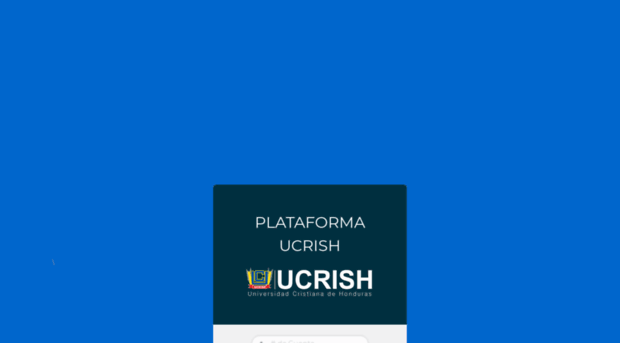 plataforma.ucrish.org - Universidad Cristiana de Hondu... - Plataforma ...