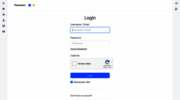 platform.plutonium.pw - Login to your account | Pluton... - Platform Plutonium