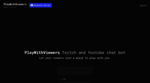 playwithviewers.app - Play With Viewers - Twitch que... - Play With Viewers