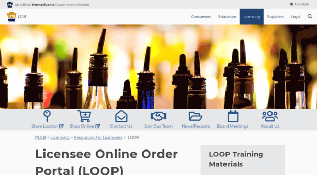 plcbloop.pa.gov - LOOP - Plcb LOOP Pa