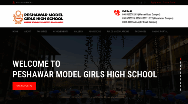 pmghs.edu.pk - PMGHS | Peshawar Model Girls H... - PMGHS