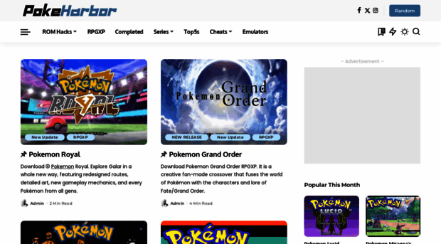 pokeharbor.com - PokéHarbor - Pokemon ROM Hacks... - Poke Harbor