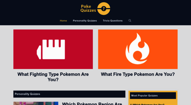 pokequizzes.com - Pokemon Quizzes - Gotta Quiz E... - Poke Quizzes