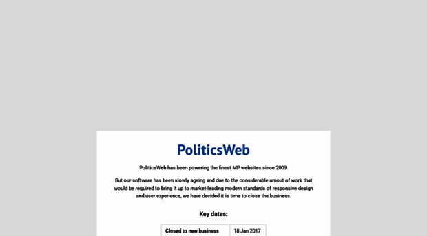politicsweb.co.uk - PoliticsWeb - powering politic... - Politics Web