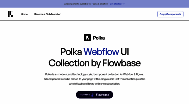 polka-collection.webflow.io - Polka - UI Collection - Polka Collection Webflow