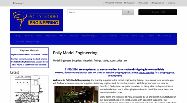 pollymodelengineering.co.uk - Polly Model Engineering - Polly Model ...