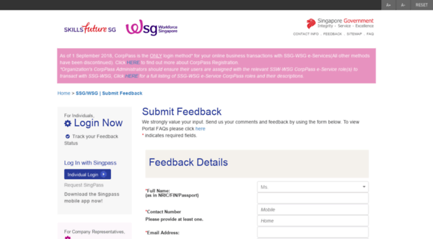 portal-uat.ssg-wsg.gov.sg - SSG/WSG | Submit Feedback - Portal Uat SSG WSG