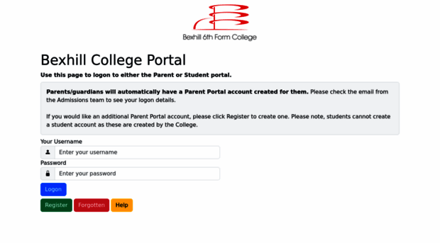 portal.bexhillcollege.ac.uk - Bexhill College Portal - Portal Bexhill ...