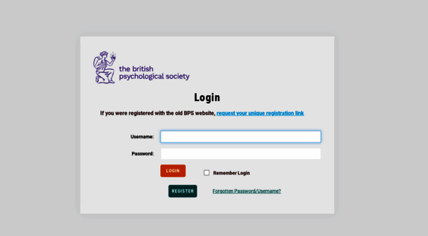 portal.bps.org.uk - BPS > Site Access > Site Login - Portal BPS