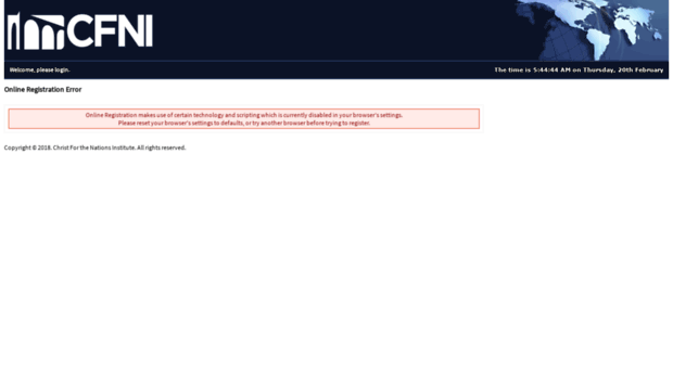 portal.cfni.org - Christ For The Nations, Dallas... - Portal Cfni