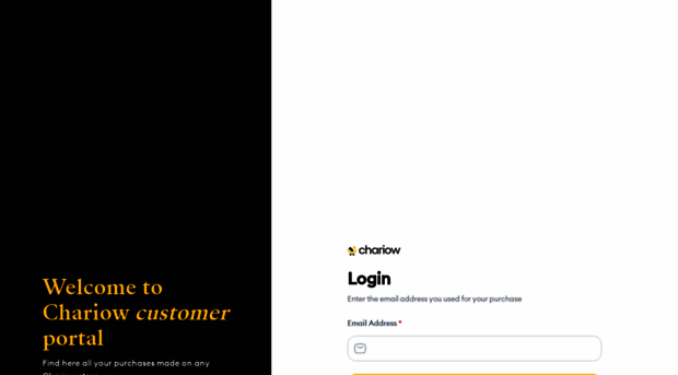 portal.chariow.com - Chariow Customer Portal - Acce... - Portal Chariow