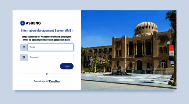 portal.eng.asu.edu.eg - IMS, Faculty of Engineering - ... - Portal Eng Asu