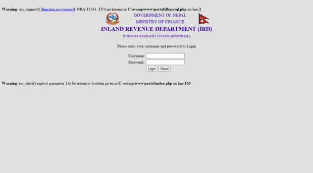 portal.ird.gov.np - Portal Ird