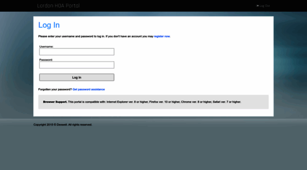 portal.mylordon.com - Lordon HOA Portal - Portal My Lordon