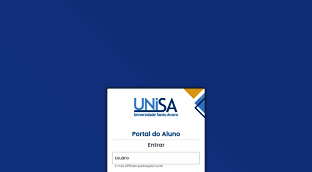 portalaluno.unisa.br - Portal Unisa - Portal Aluno Unisa