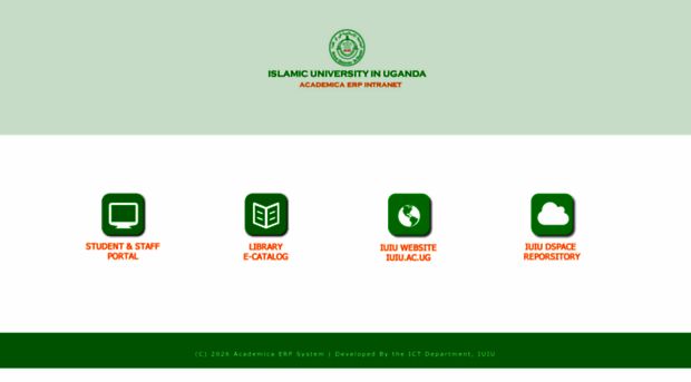 portalmc.iuiu.ac.ug - ACADEMICA ERP INTRANET VERSION... - Portalmc IUIU