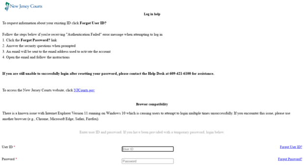 portalselfreg-cloud.njcourts.gov - NJCourts Online: Login ...