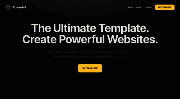 powertemplate.webflow.io - Powerful - Webflow HTML websit... - Power Template Webflow