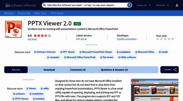 pptx-viewer.software.informer.com - PPTX Viewer Download - Easy-to... - PPTX Viewer Software ...