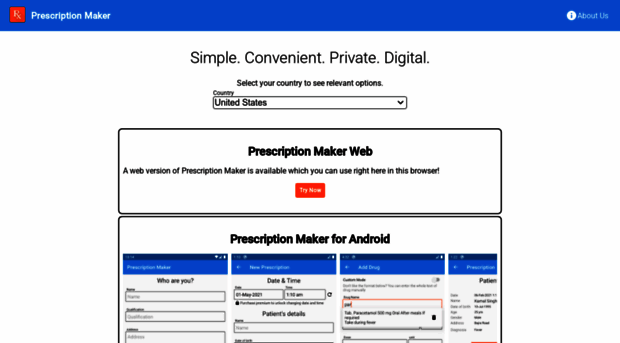 prescription-maker.web.app - Prescription Maker - Prescription Maker Web