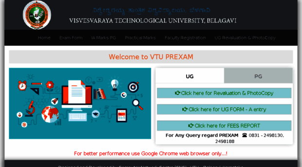 prexam.vtu.ac.in - VTU Examination Portal - Prexam VTU