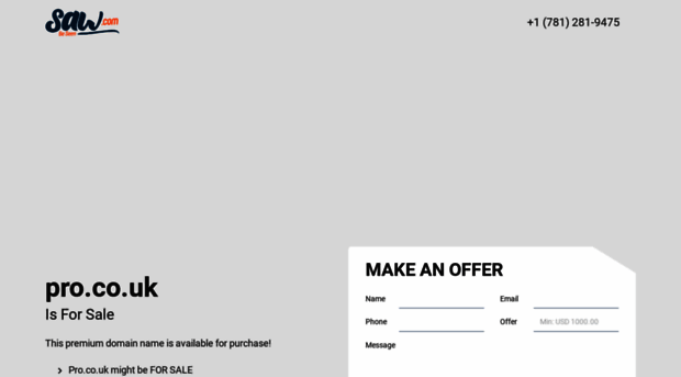 pro.co.uk - The domain name Pro.co.uk is f... - Pro