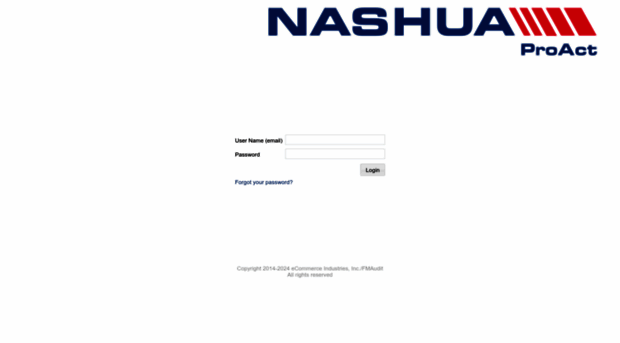 proact.nashua.co.za - Central | Login - Proact Nashua