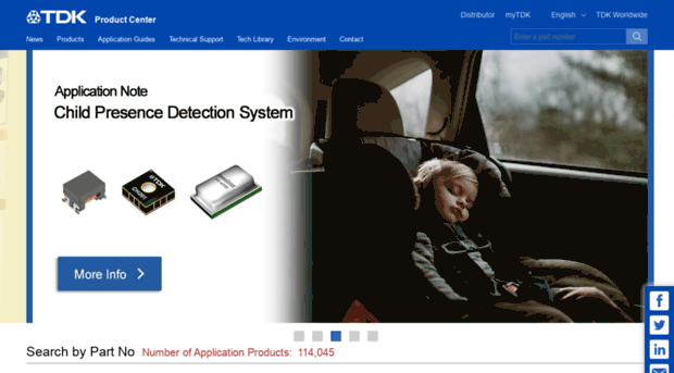 product.tdk.com - TDK Product Center - Product TDK