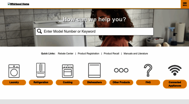 producthelp.whirlpool.com - Home - Product Help | Whirlpoo... - Product ...