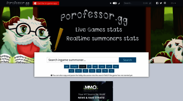 professor.gg - Porofessor.gg - League of Lege... - Professor