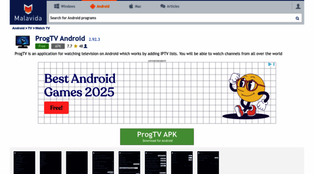 progtv.en.malavida.com - ProgTV APK Download for Androi... - ProgTV En Malavida
