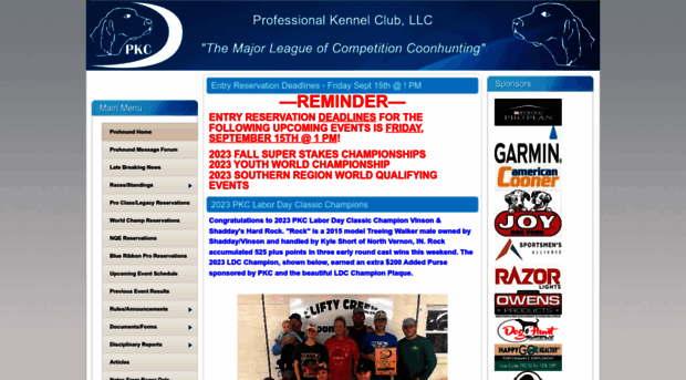 prohound.com - Prohound Home - Prohound