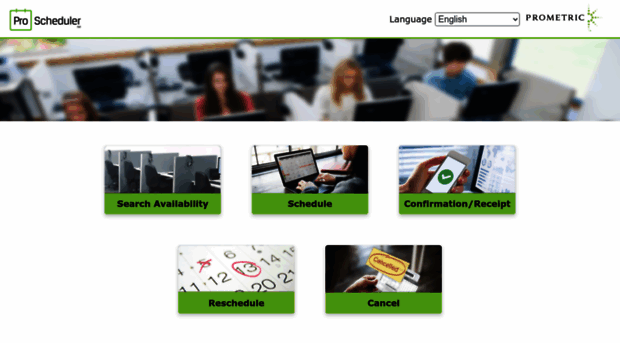 proscheduler.prometric.com - ProScheduler - Pro Scheduler Metric