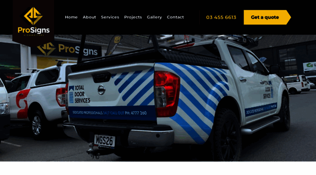 prosigns.co.nz - ProSigns | Signwriters | Duned... - Pro Signs