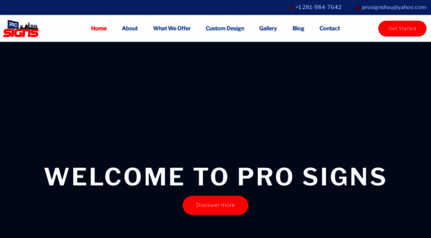 prosignshouston.com - Pro Signs | Digital Printing s... - Pro Signs Houston