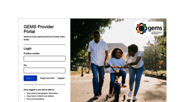 provider.mhg.co.za - GEMS Provider Portal - Provider Mhg