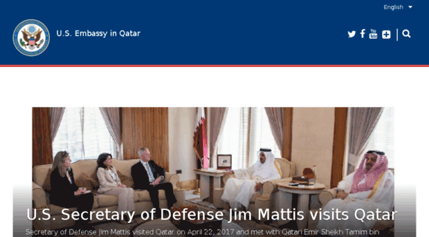 qatar.usembassy.gov - U.S. Embassy in Qatar - Qatar U S Embassy