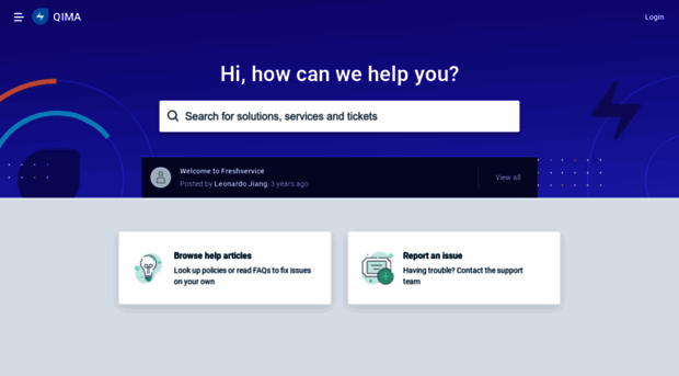 qima.freshservice.com - Support : QIMA - QIMA Freshservice