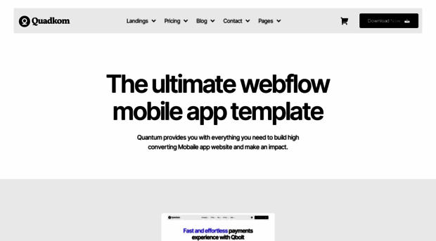 quadkom-mobile-app-webflow-template.webflow.io - Quadkom - Webflow ...