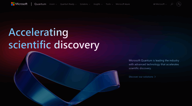 quantum.microsoft.com - Microsoft Quantum | Homepage - Quantum Microsoft